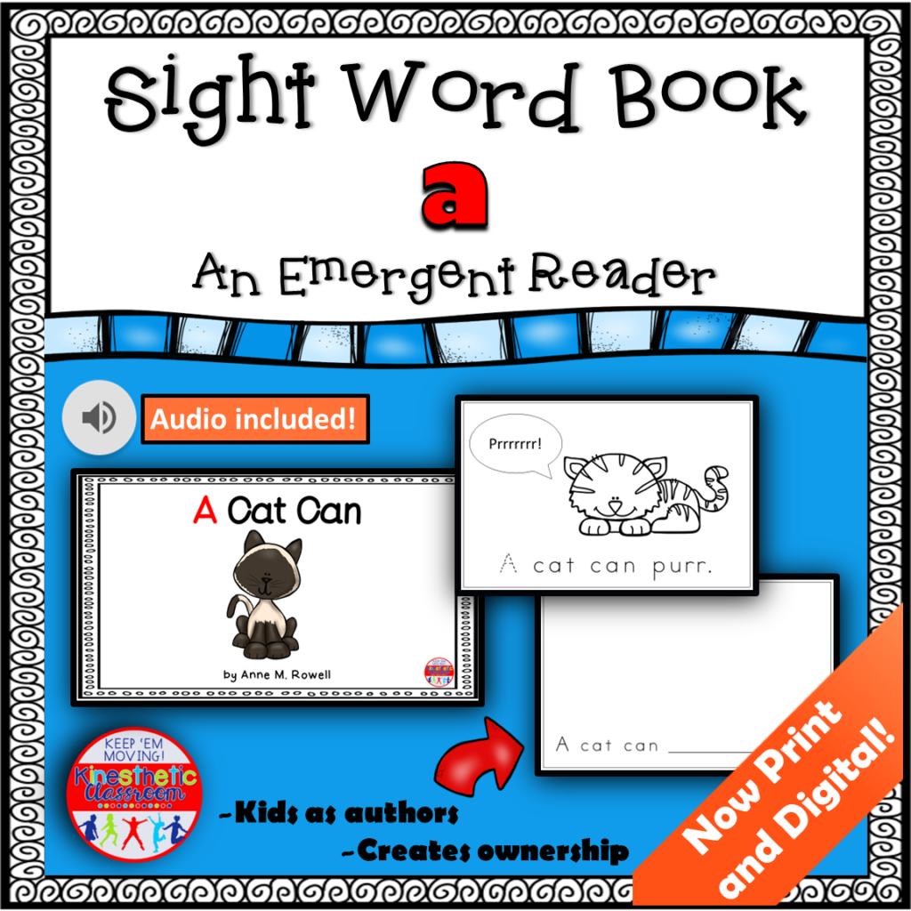 Sight Word Practice Book for the High Frequency Word A Print and ...