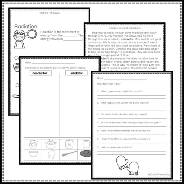 Heat and Thermal Energy Science Unit Print and Digital Resource ...