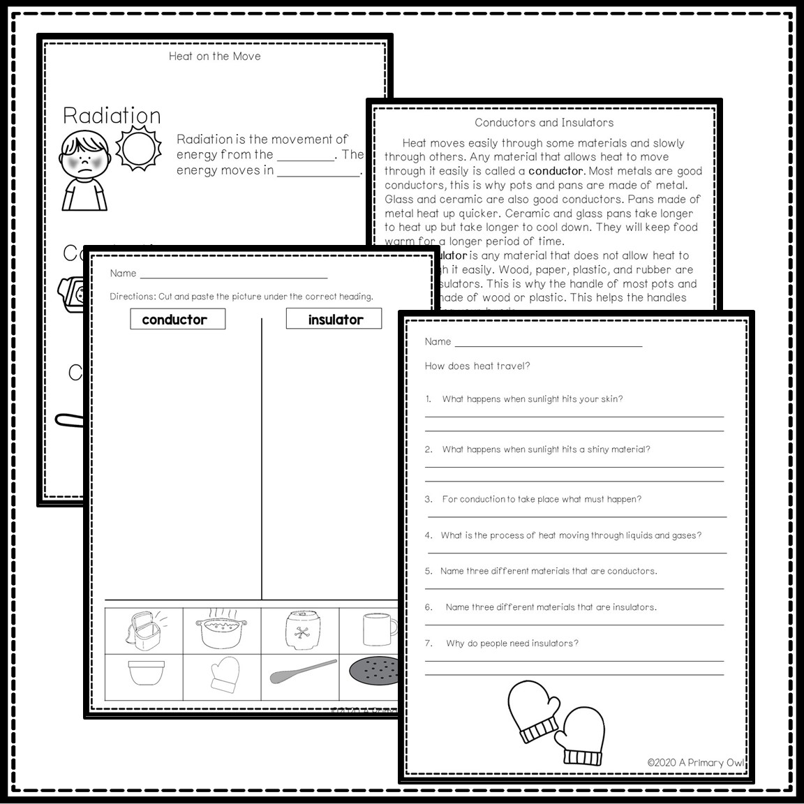 Heat and Thermal Energy Science Unit Print and Digital Resource ...