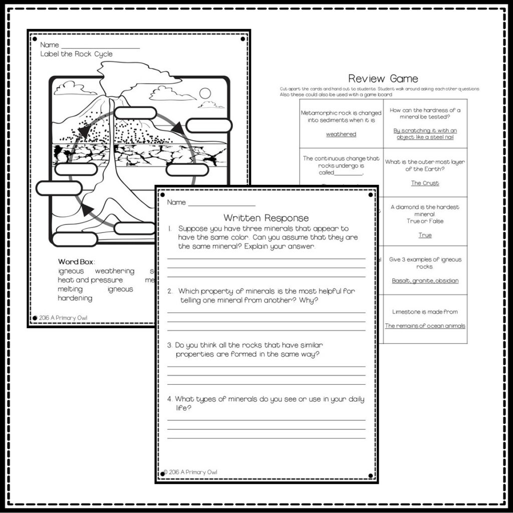 Rocks and Minerals Science Unit includes Digital Interactive Notebook ...