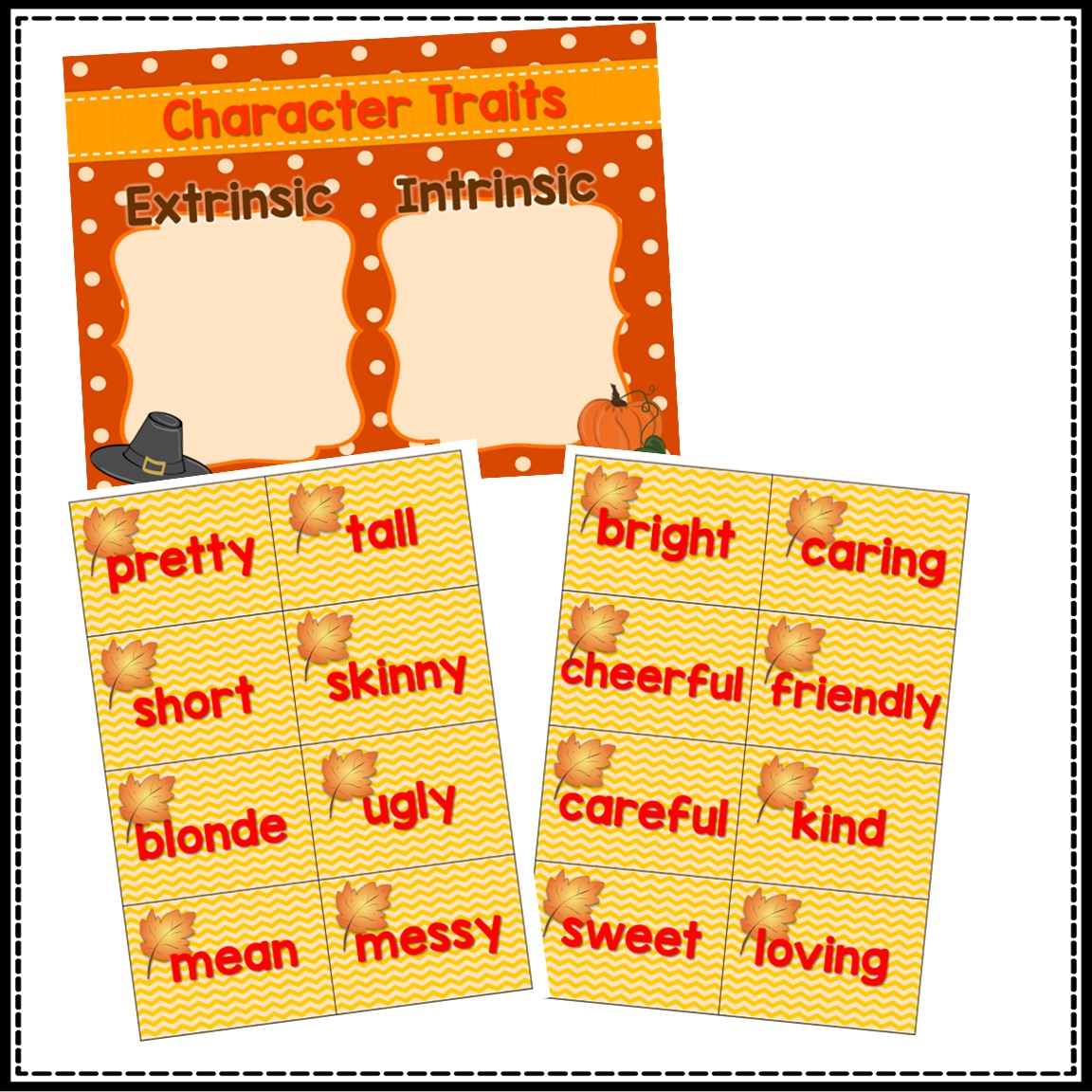 We Gather Together...Now Please Got Lost: Character Traits Mini Unit ...