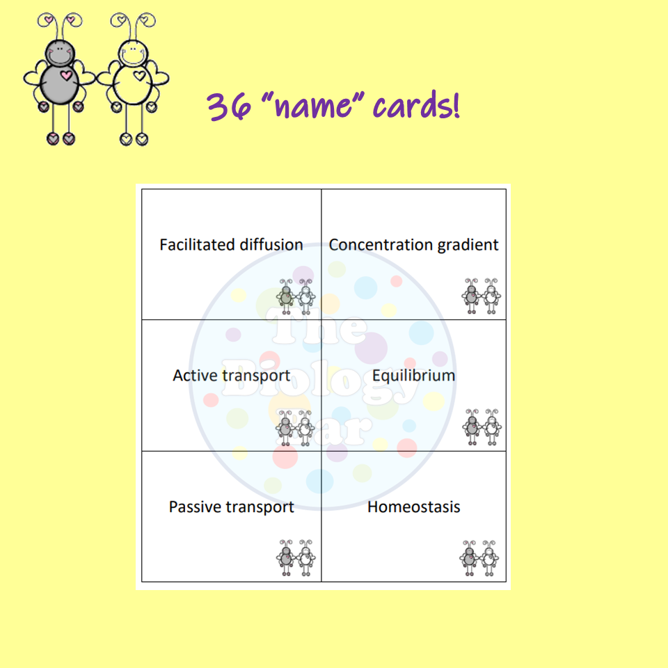 Cell Transport Speed Dating | Made By Teachers