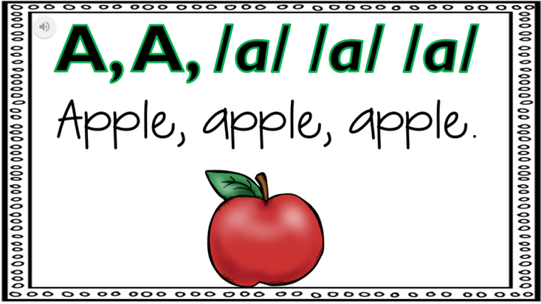 Alphabet Letter A (Short) Recognition & Sound Practice Book – Digital ...