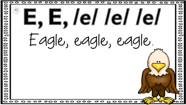 Alphabet Letter E (Long) Recognition & Sound Practice Book – Digital ...