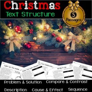 Christmas Nonfiction Text Structure Passages | Made By Teachers