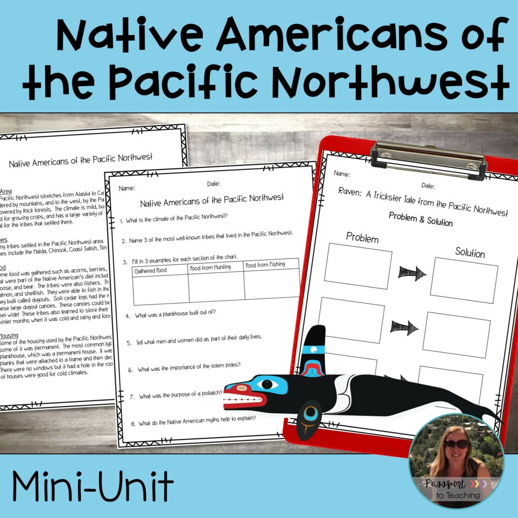 Native Americans of the Pacific Northwest Region - 5th Grade Native ...
