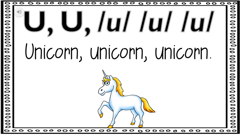 Alphabet Letter U (Long) Recognition & Sound Practice Book - Digital ...