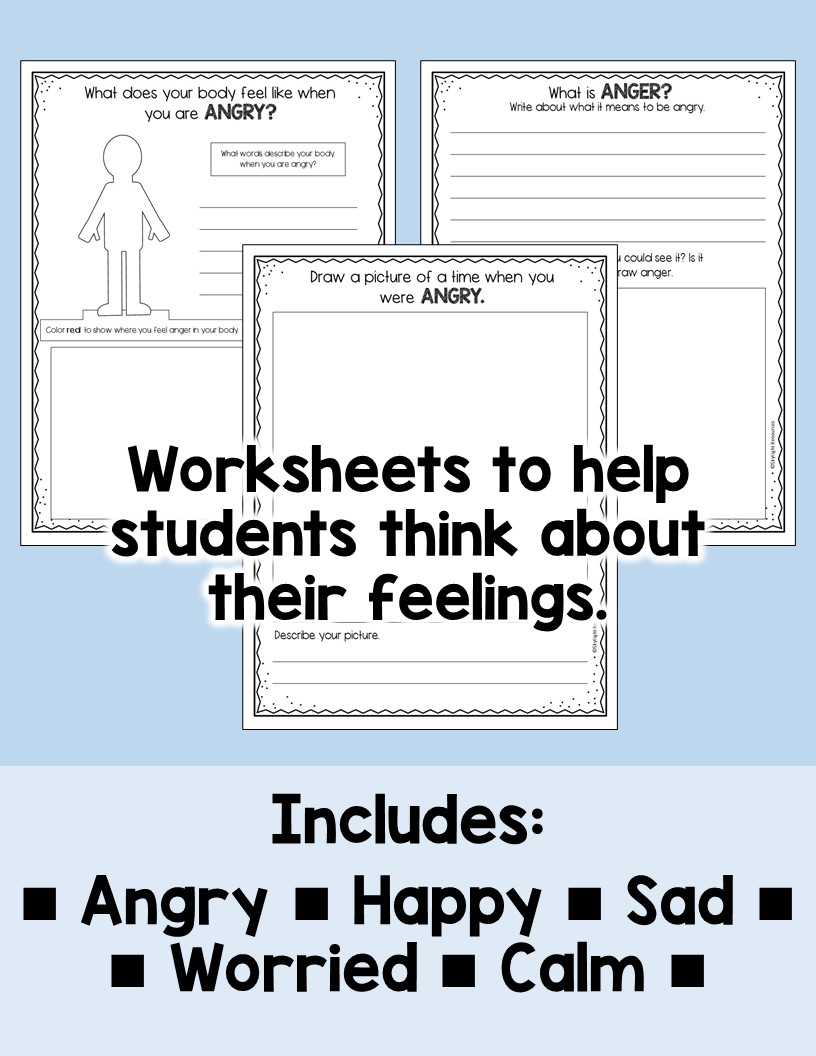Feelings and Emotions Social Emotional Learning Activity Packet | Made ...
