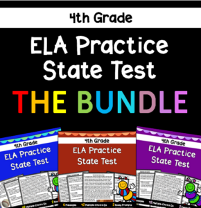 4th Grade ELA Practice State Test BUNDLE: State Test Prep | Made By ...