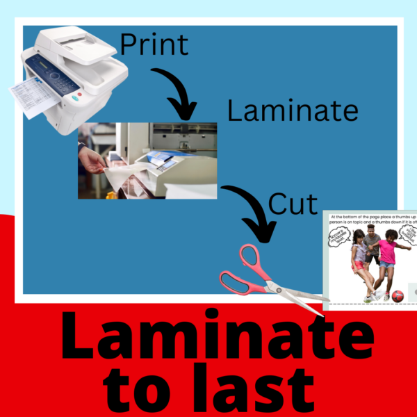 Staying on Topic Interactive Book Beginning Conversation Skills Autism ...