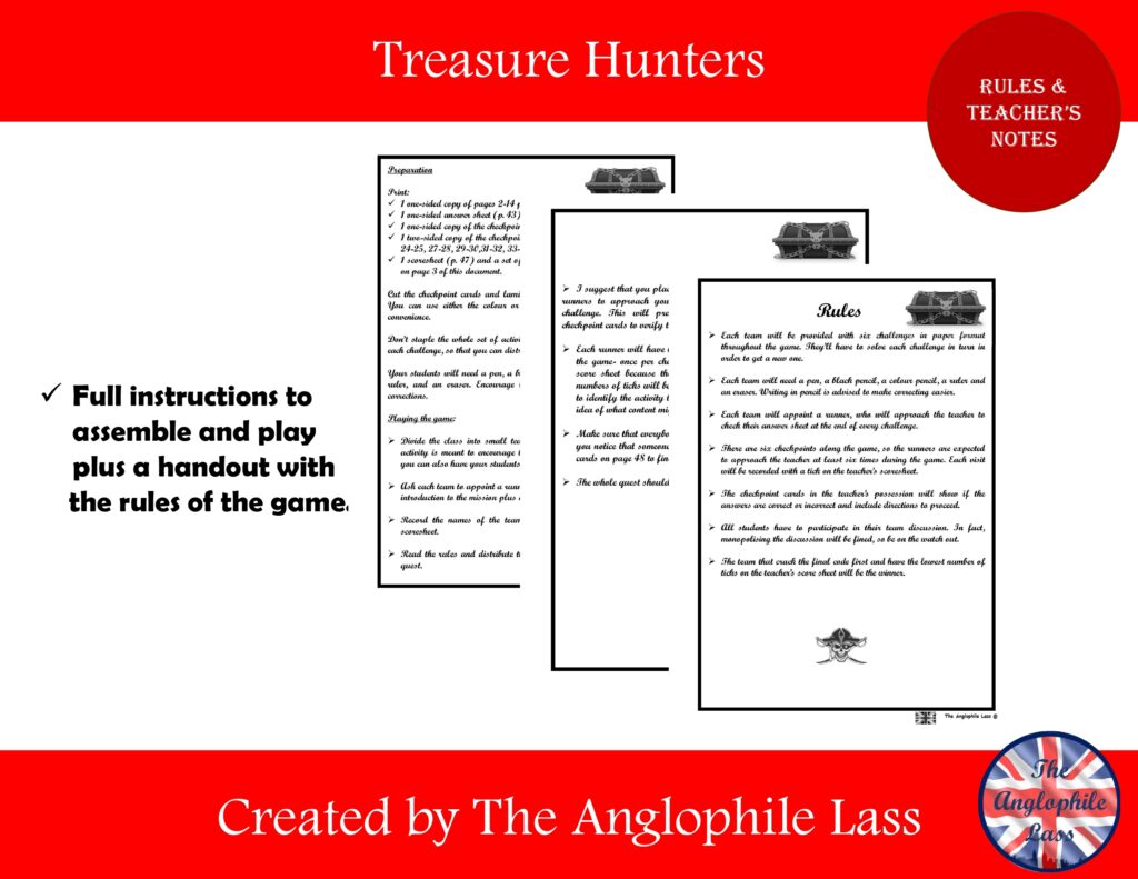 ELA Escape room | Prepositions game | Parts of Speech | CEFR B2- C1 ...