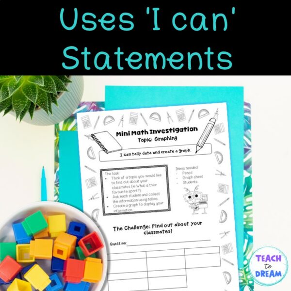 Math Investigations Data Collection and Bar Graph Worksheets and ...