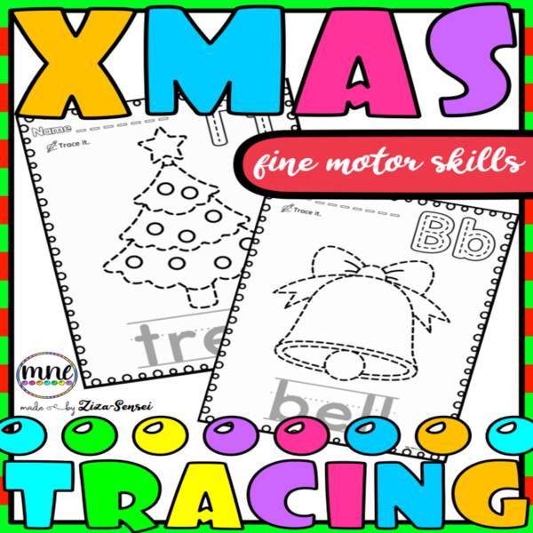 Christmas Vocabulary Fine Motor Skills Tracing Words Pack | Made By ...