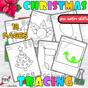 Christmas Vocabulary Fine Motor Skills Tracing Words Pack | Made By ...
