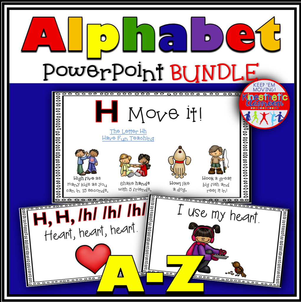 Interactive Alphabet and Letter Sound Practice Slideshow BUNDLE | Made ...