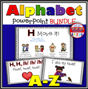 Interactive Alphabet and Letter Sound Practice Slideshow BUNDLE | Made ...