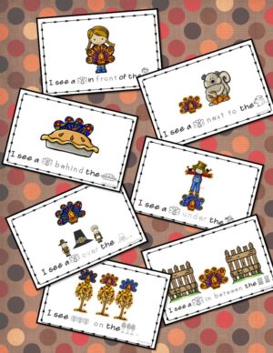 Spatial Concepts | Thanksgiving Holiday Turkey | Emergent Readers ...