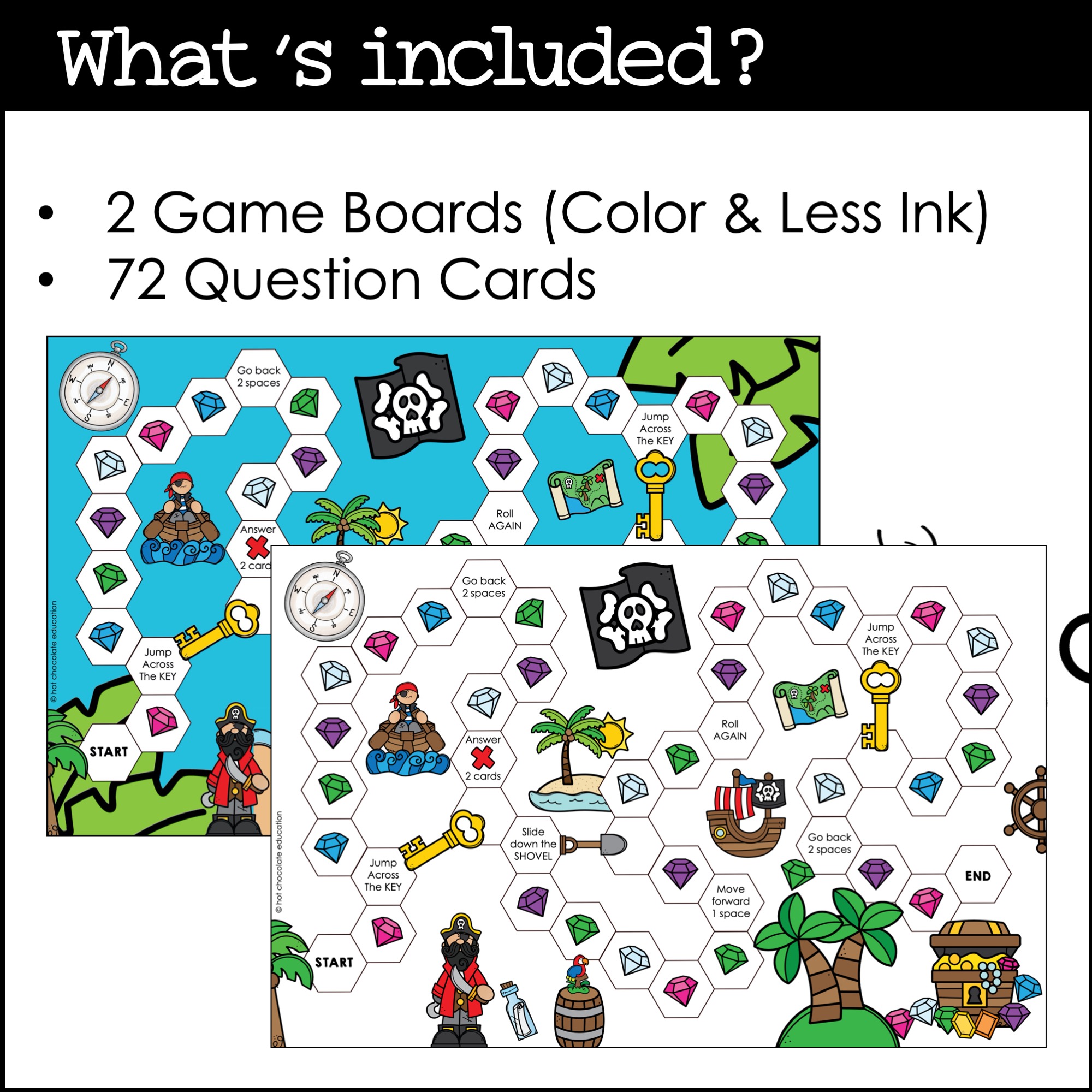 WH Questions Board Game with Question Cards : What Where Why When Where ...