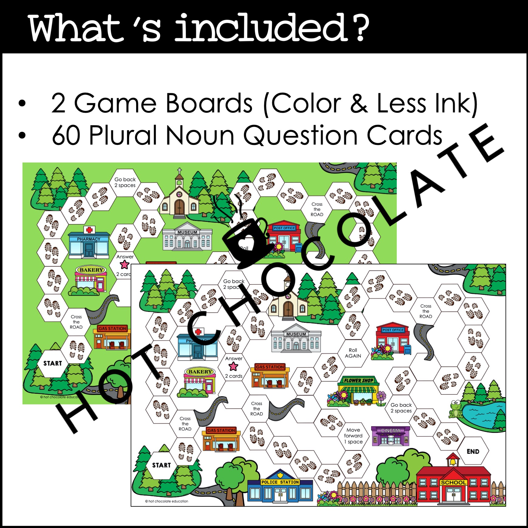 Action Verbs Board Game - Present Continuous - Making Sentences ...