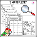Christmas Math ELA Worksheets - No Prep - Mystery Picture Puzzles ...