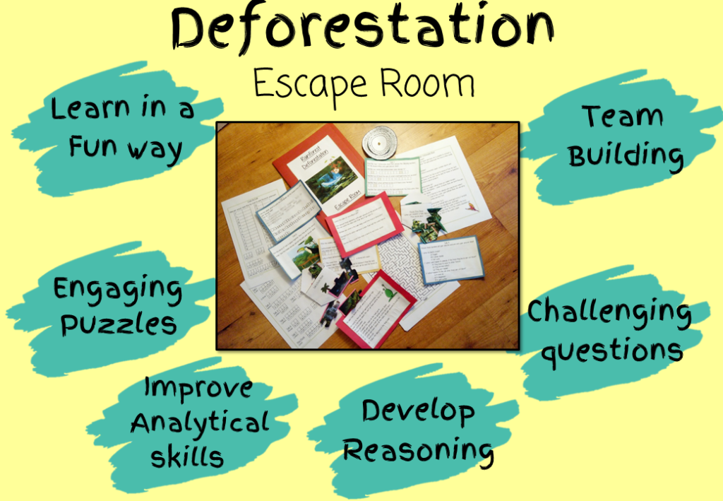 Rainforest Deforestation Escape Room Game | Made By Teachers