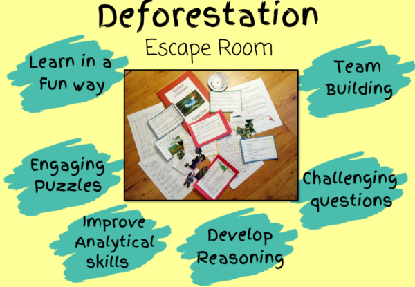 Rainforest Deforestation Escape Room Game - Made By Teachers