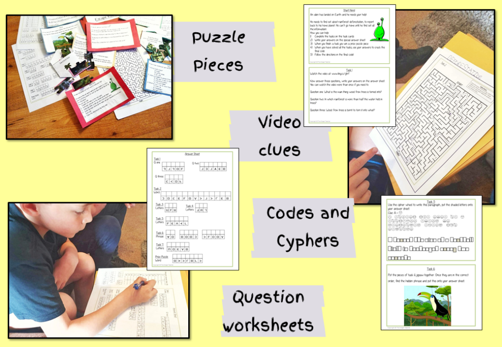 Rainforest Deforestation Escape Room Game | Made By Teachers