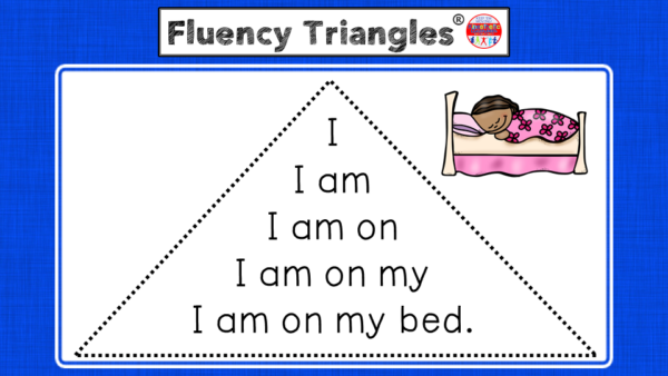Reading Fluency Passages - Fluency Triangles® for Primer Sight Word ...