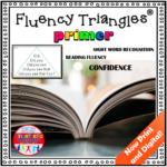 Reading Fluency Passages - Fluency Triangles® for Primer Sight Word ...