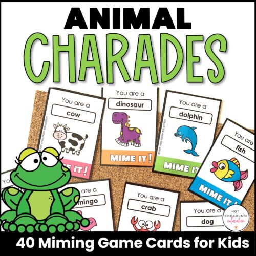 Animal Charades : Miming Vocabulary Game for Kids | Made By Teachers