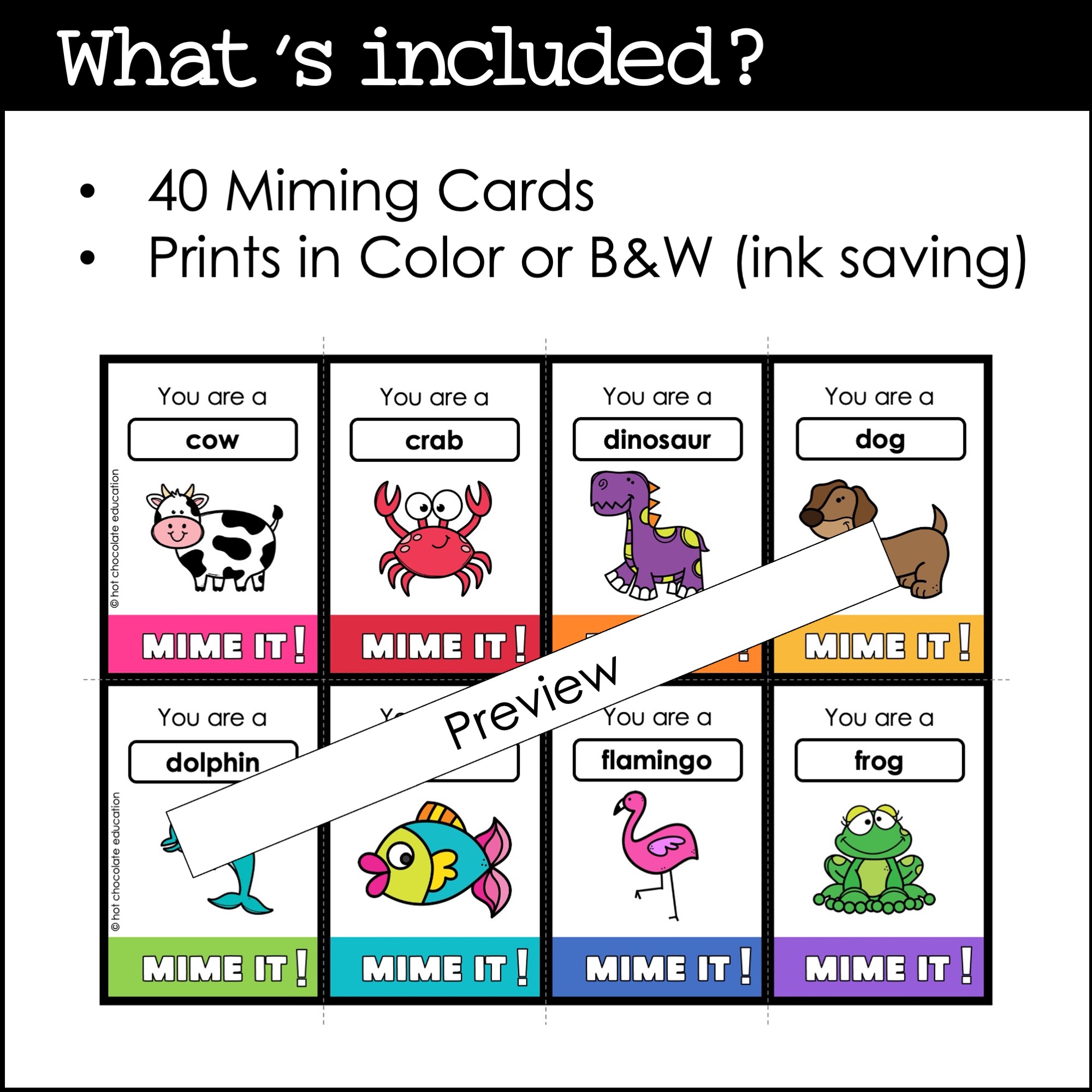 Animal Charades : Miming Vocabulary Game for Kids | Made By Teachers