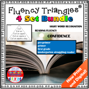 Reading Fluency Passages - Fluency Triangles® Sight Word Practice ...