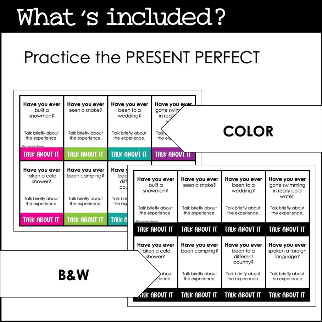 Have you ever? Present Perfect Conversation Questions - Speaking Skills ...