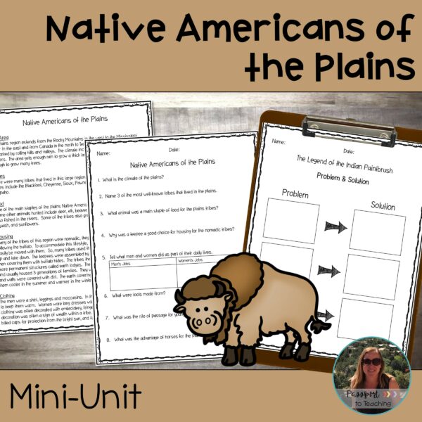 Native Americans of the Plains Region - 5th Grade Native Americans ...