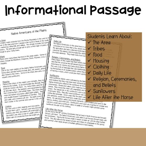 Native Americans of the Plains Region - 5th Grade Native Americans ...