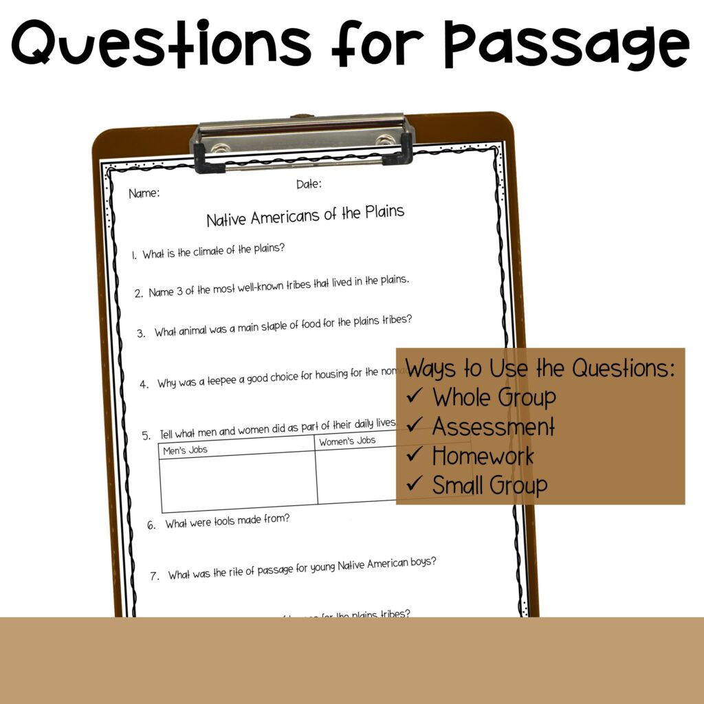 Native Americans of the Plains Region - 5th Grade Native Americans ...