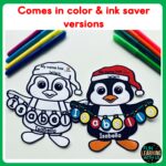 Editable Christmas Penguin Name Crafts | Winter Name Craft Activity ...