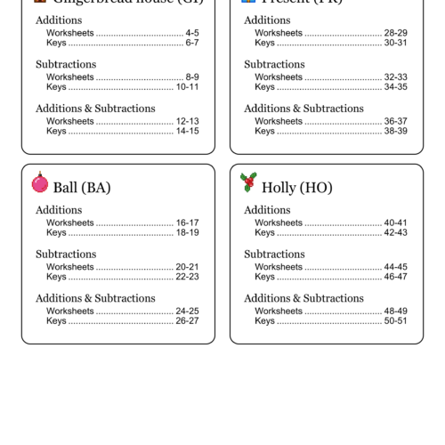 Christmas Math Mystery Pictures Grade 1: Additions Subtractions | Made ...