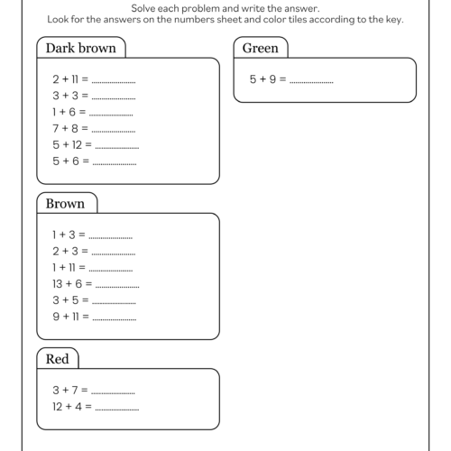 Christmas Math Mystery Pictures Grade 1: Additions Subtractions | Made ...
