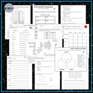 Solar System and Planets Worksheet Packet - Made By Teachers