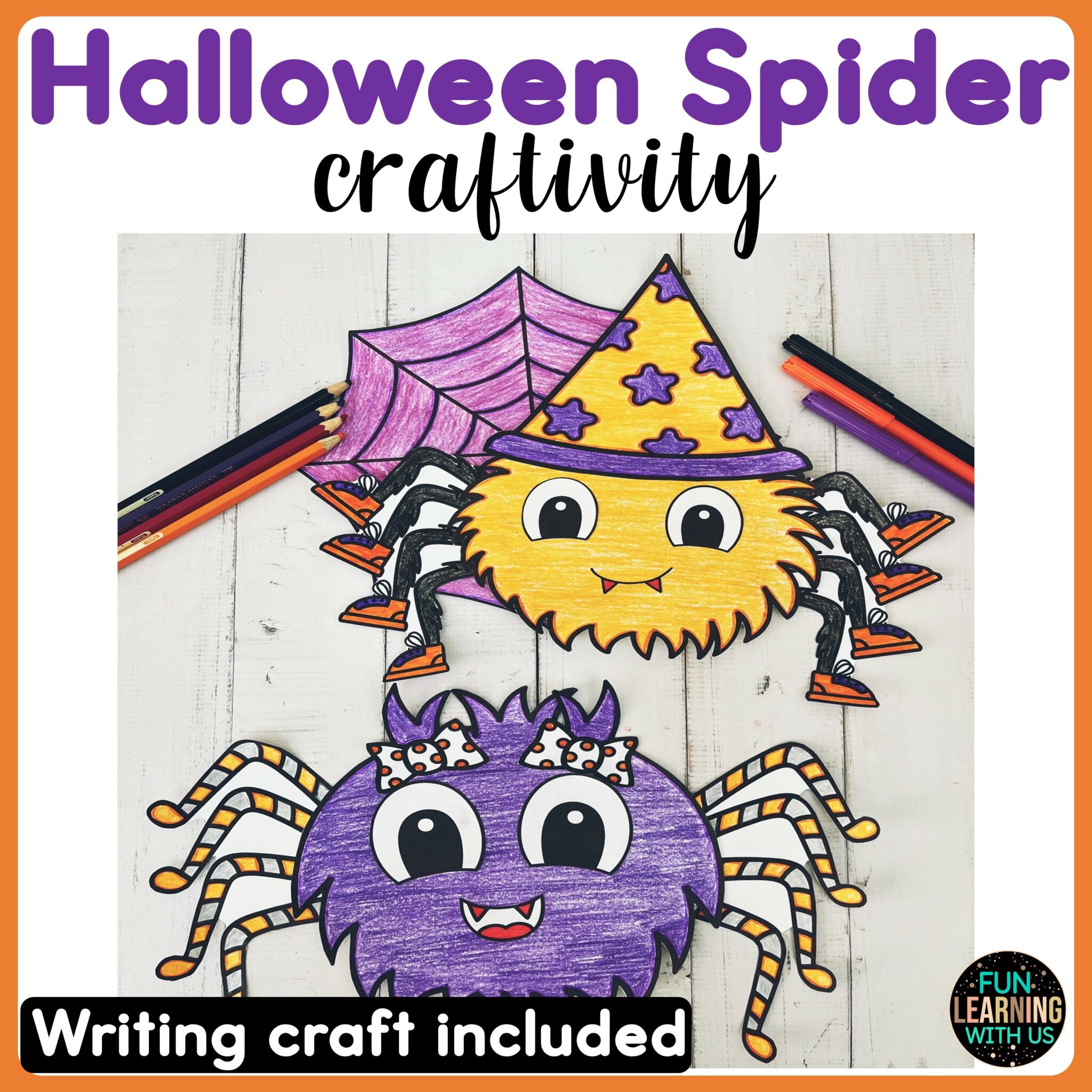 Halloween Craft | Build a Spider Craft | October Craft | Made By Teachers