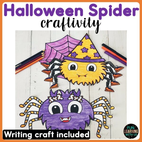 Halloween Craft | Build a Spider Craft | October Craft | Made By Teachers