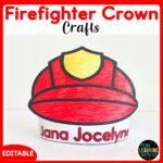 Firefighter Theme Craft Bundle | Community Helpers Activity | Made By ...