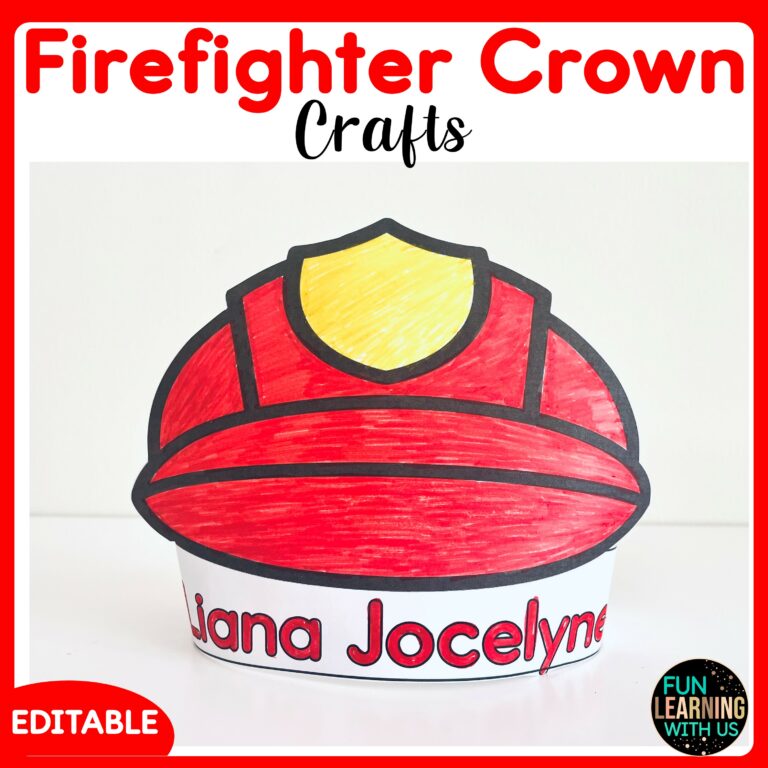 Firefighter Theme Craft Bundle | Community Helpers Activity | Made By ...