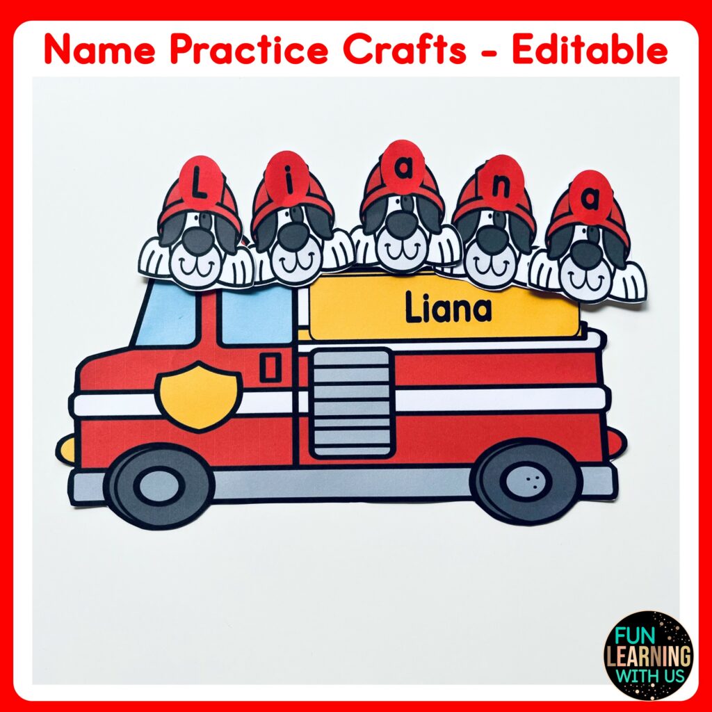 Firefighter Theme Craft Bundle | Community Helpers Activity | Made By ...