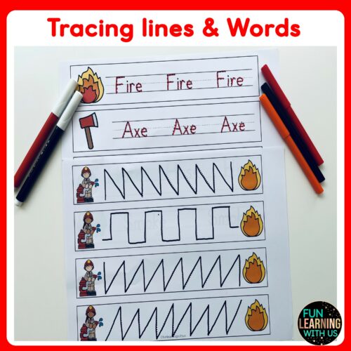 Firefighter Theme Craft Bundle | Community Helpers Activity | Made By ...
