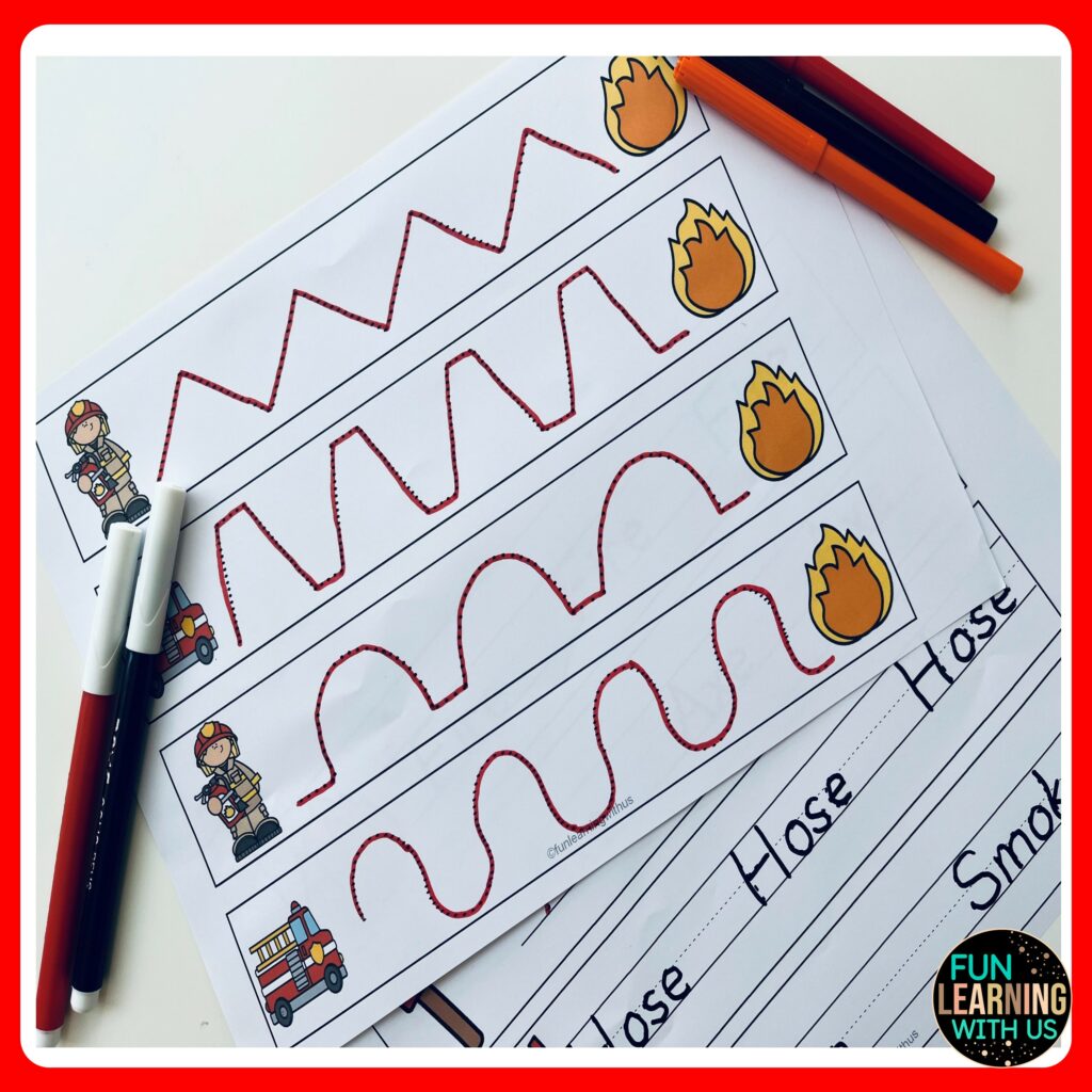 Firefighter Theme Craft Bundle | Community Helpers Activity | Made By ...