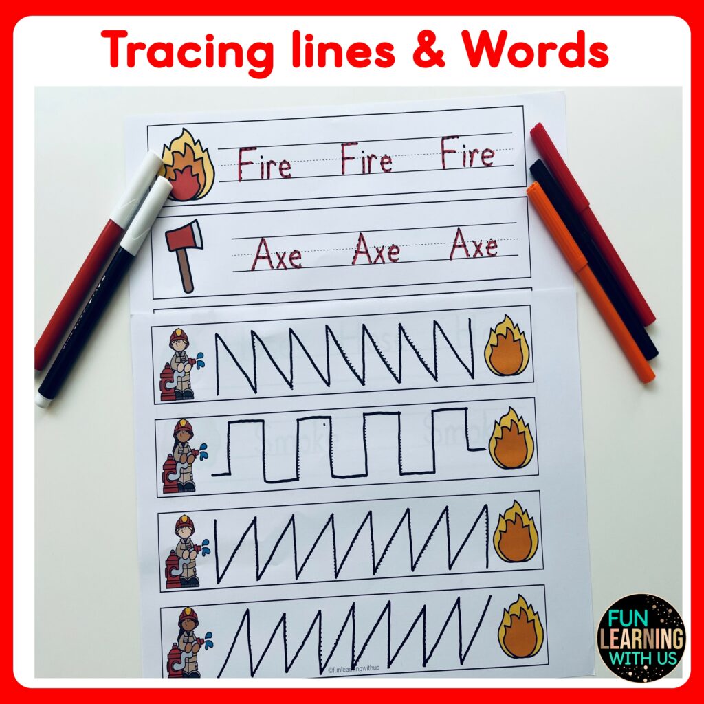 Firefighter Theme Craft Bundle | Community Helpers Activity | Made By ...