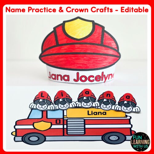 Firefighter Theme Craft Bundle | Community Helpers Activity | Made By ...