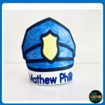 Editable Police Officer Hat Crafts | Community Helper Crown Craft ...
